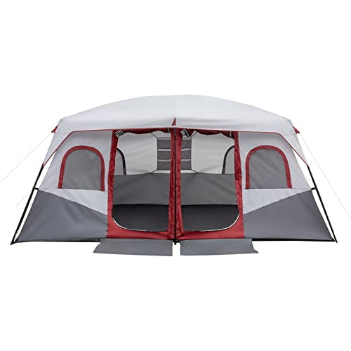 Large Multi Room Tent for Family,10 Person Family Cabin Tent,2 Room ...