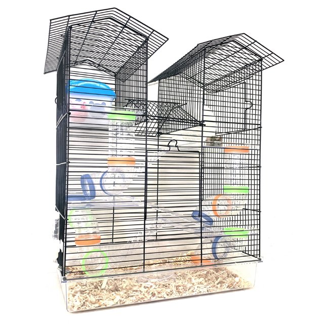 Large Multi-Tiers Syrian Hamster Mansion Mouse Palace Gerbil Habitat ...