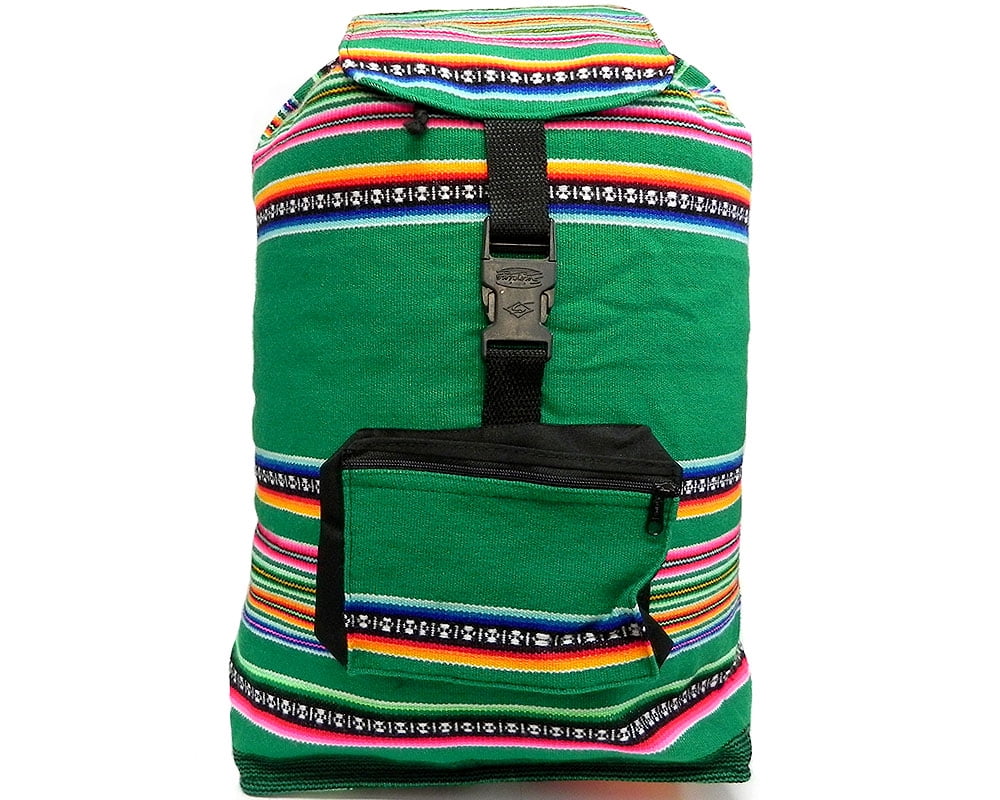 Large Multicolored Peruvian Tribal Print Pattern Lightweight Drawstring ...