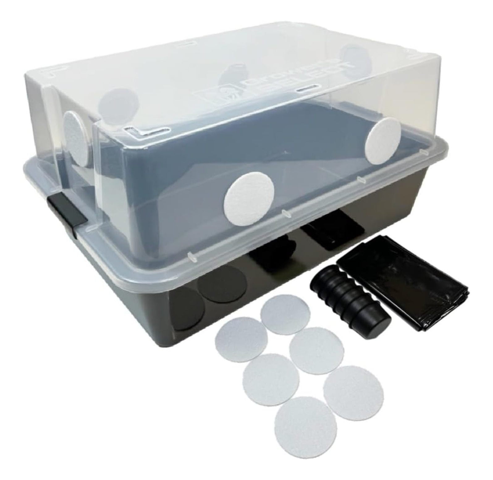 Large Mushroom Monotub Fruiting Chamber 66 Quart Usable Volume Air ...