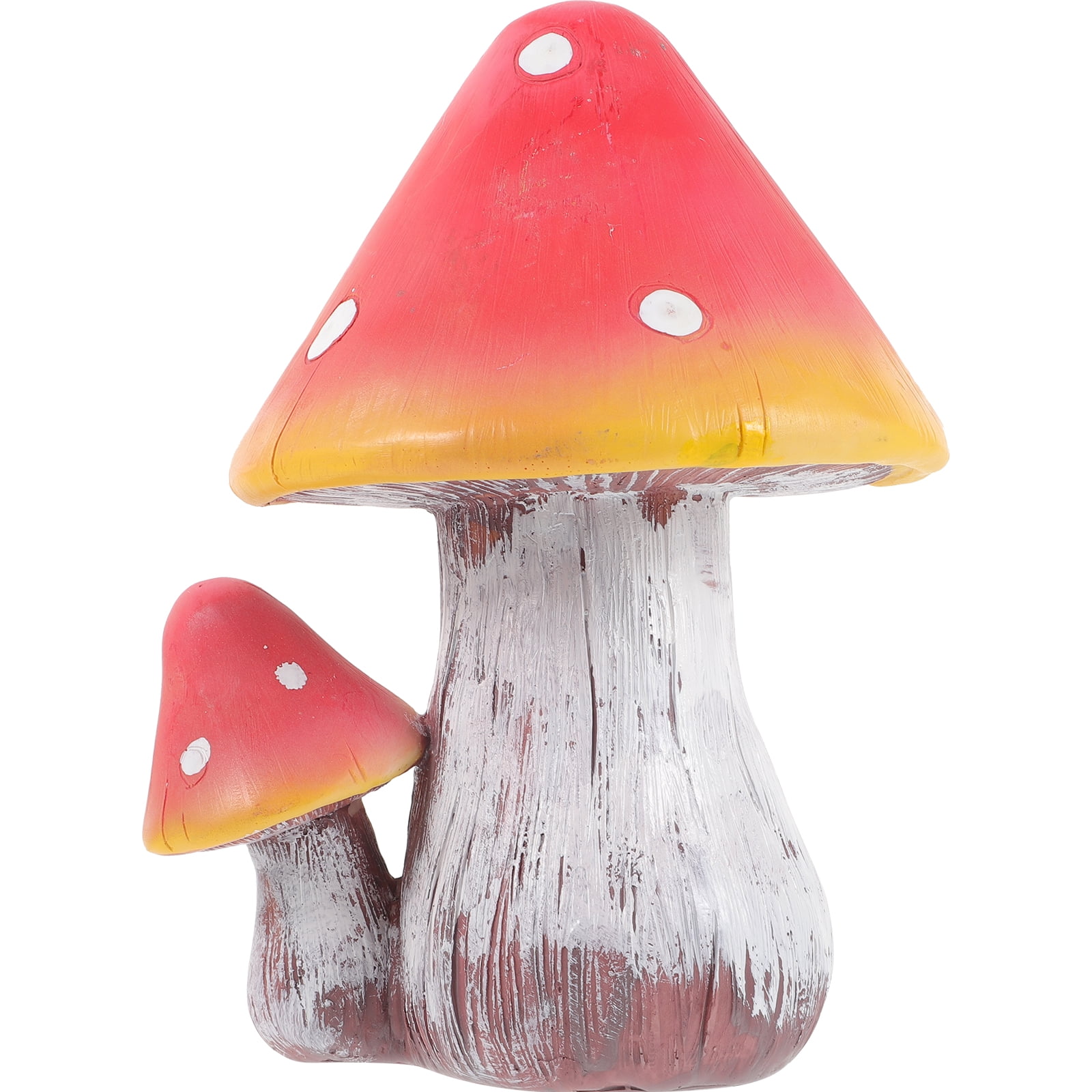 Large Mushroom Statue Resin Mushroom Figurine Garden Mushroom Craft ...