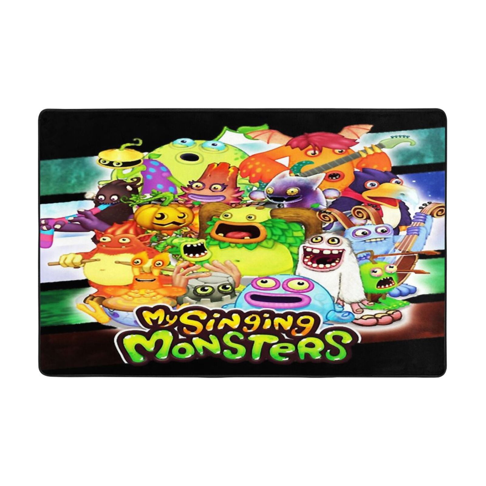 Large My Singing Monster Rug Cartoon Anime Rug for Rug, Non-Slip ...