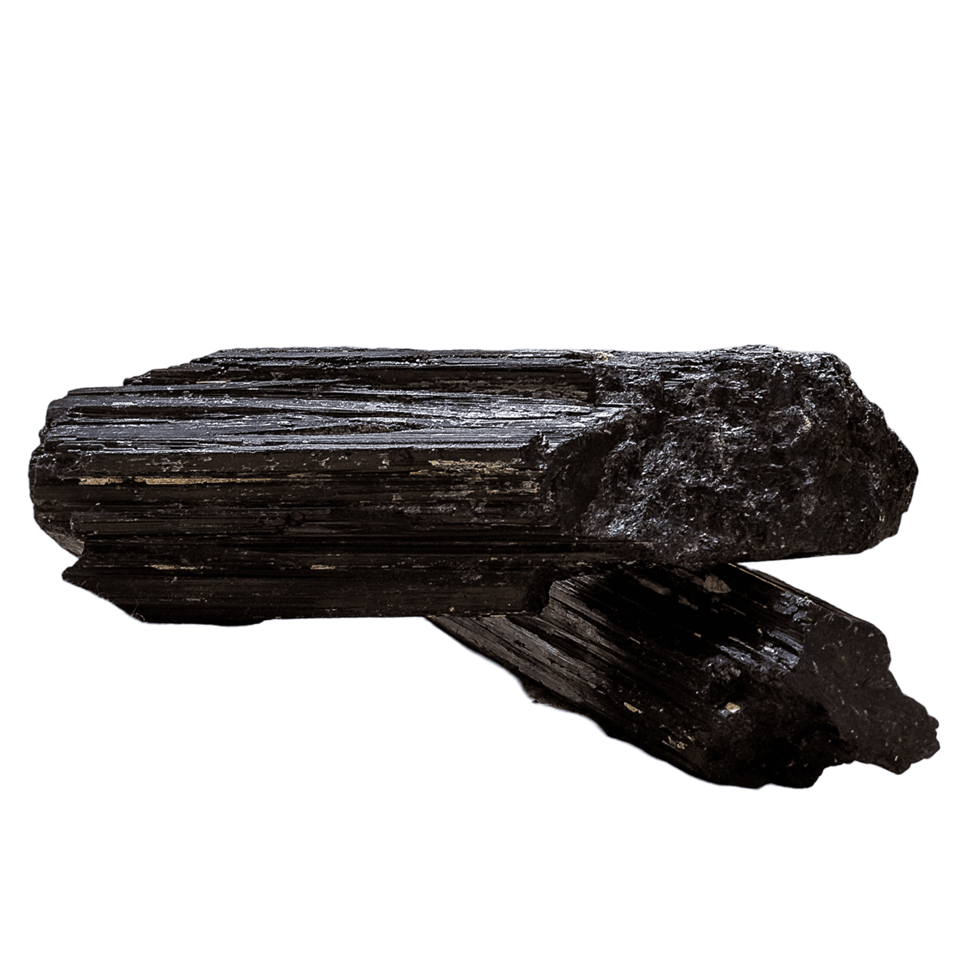 Large Natural Raw Black Tourmaline Chunk Healing Crystal Log for Energy ...