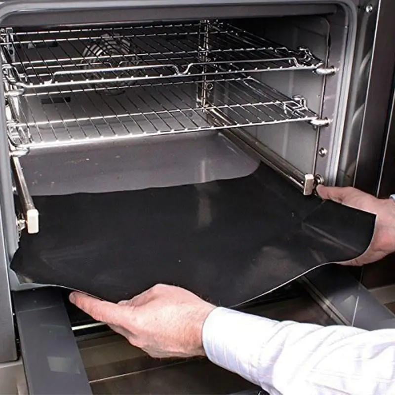 Large Non Stick Oven Liner 60 X 40 CM Reusable Dishwasher Safe Baking ...