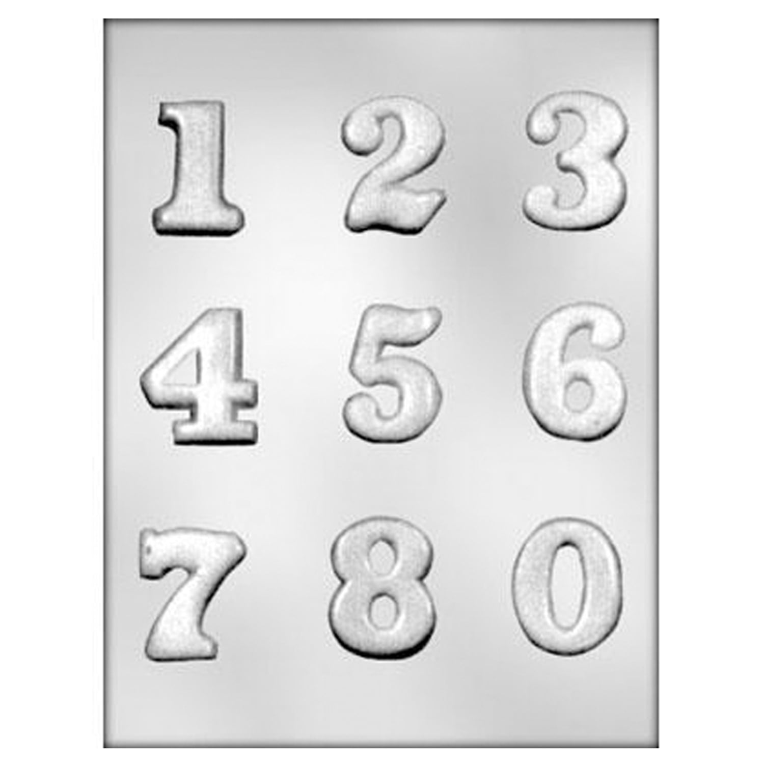 Large Numbers Candy Mold 90-14243 - Walmart.com