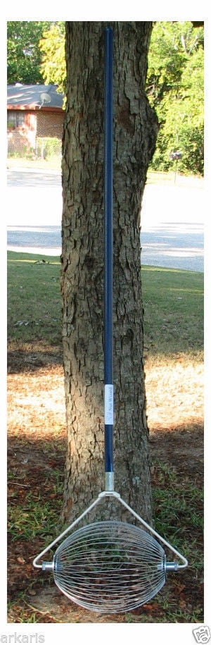 Large Nut Wizard Black Walnut Fruit Roller Rake Gatherer Harvester with ...