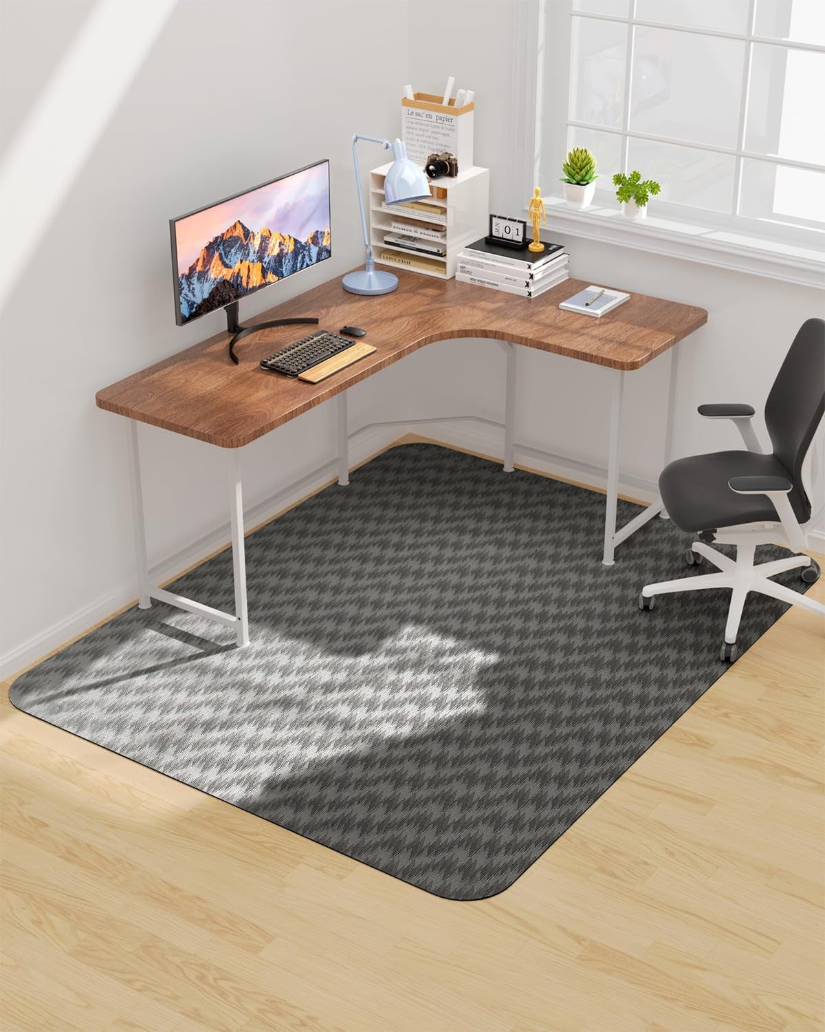Large Office Chair Mat for Hardwood Floor, Rolling Chair Mat for Hard ...