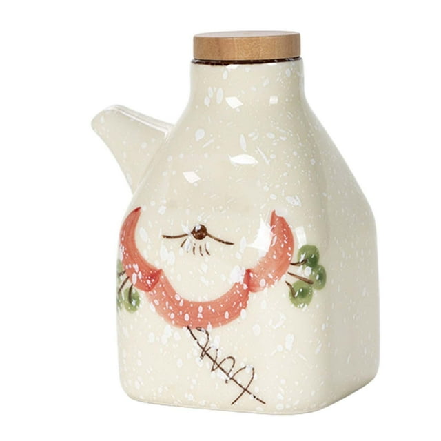 Large Oil Bottle Oil Dispensing Bottle Ceramic Pourer Big Oil Dispenser ...