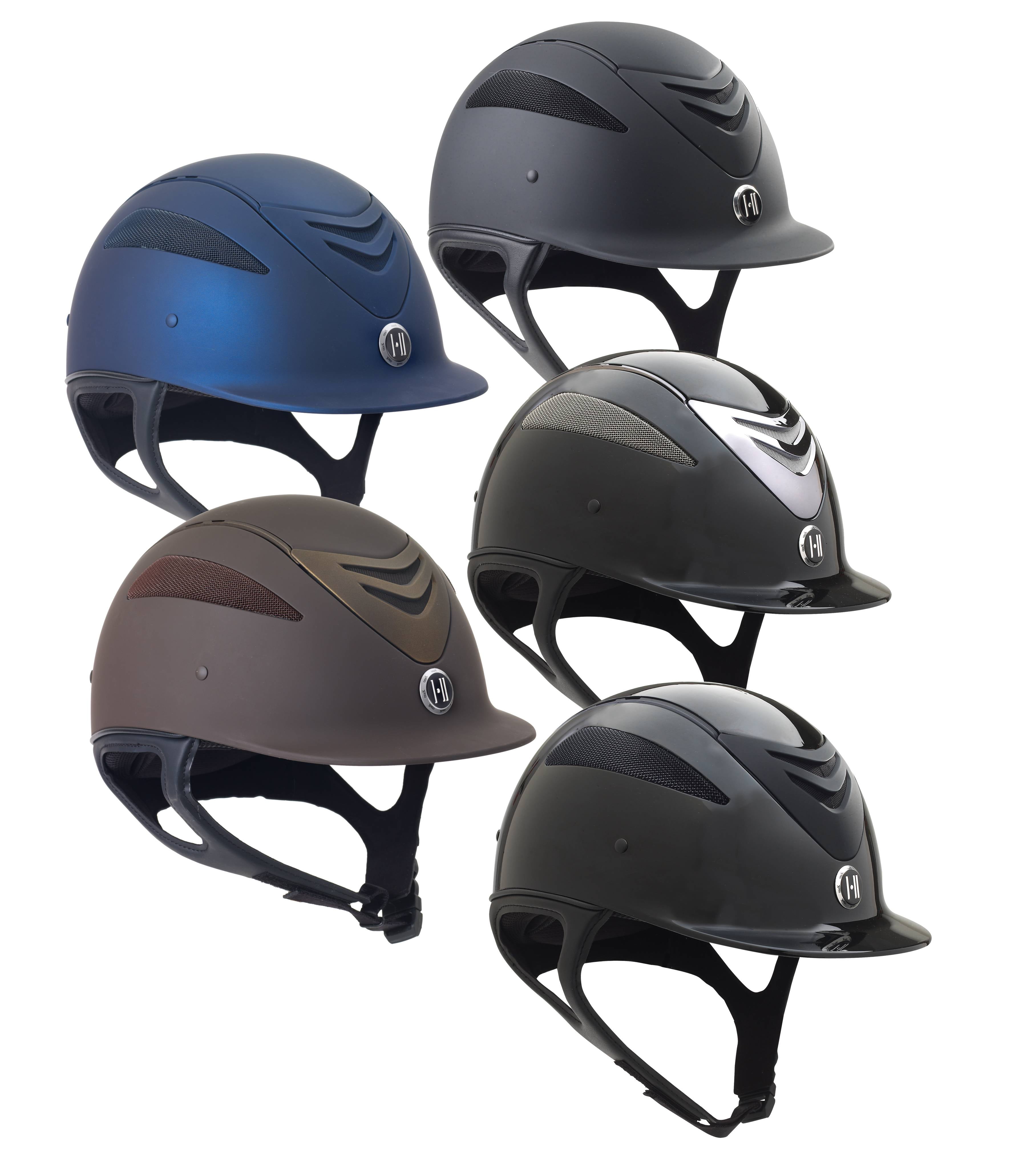 Large One K Defender Riding Adjustable Comfort Helmet Navy Matte ...