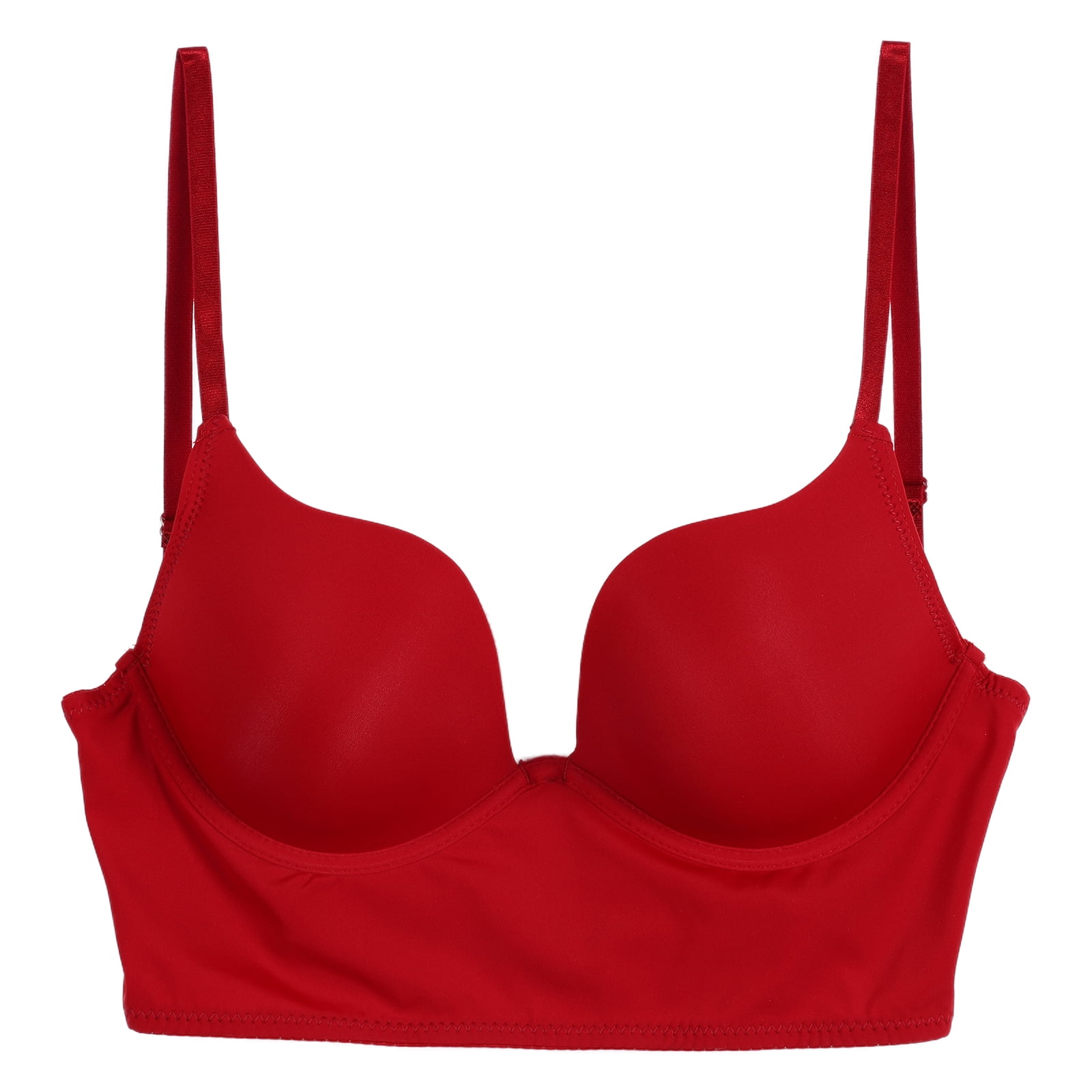 Large Open Back Bra,Low Back Bras hidden Beauty Back U-Shapme for Women ...