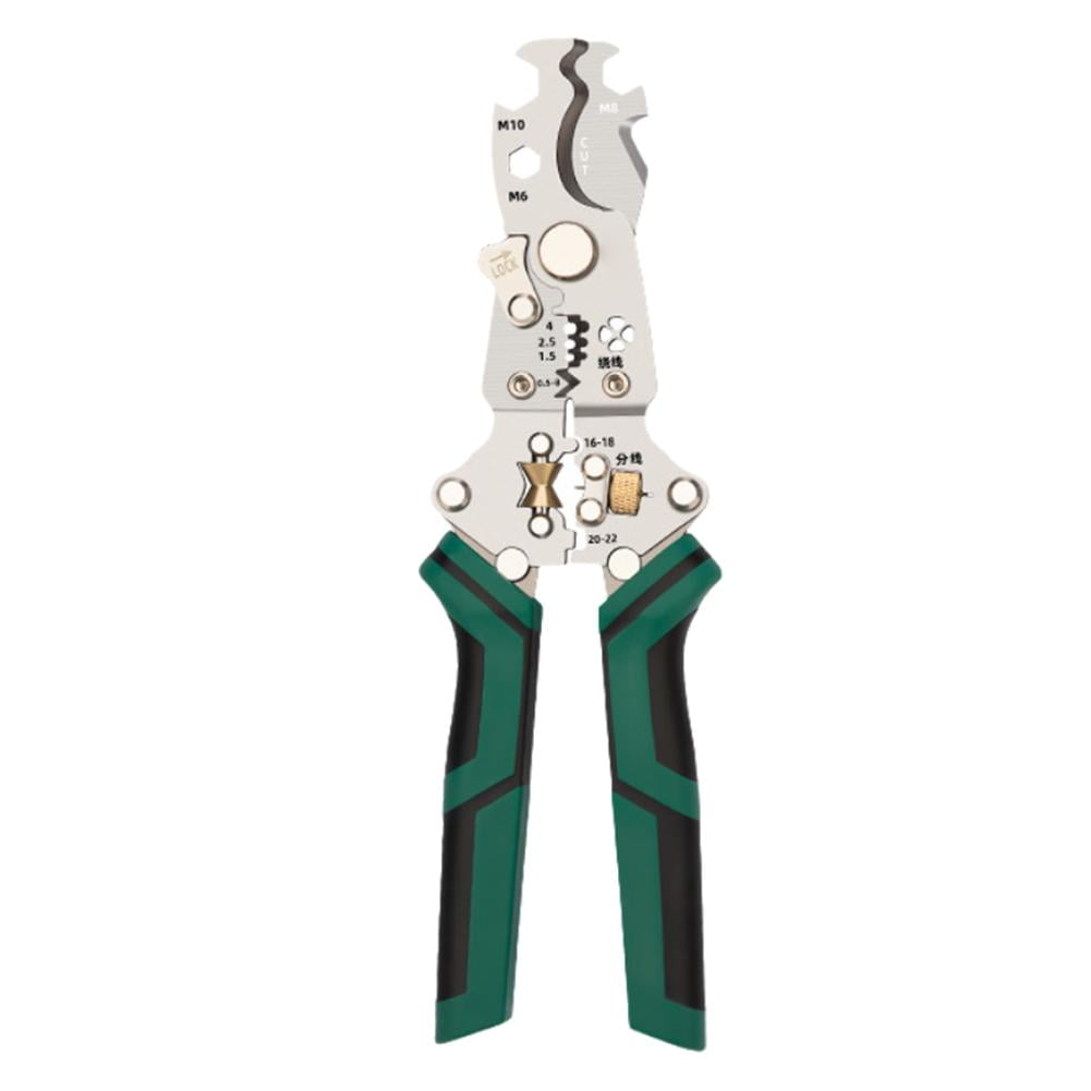 Large Opening 8-inch Multi-function Wire Stripping Crimping Pliers Hot ...