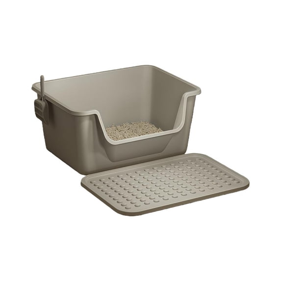 Large Opening Styles Cats Litters Box for Kittens AntiSplash Deeply ...