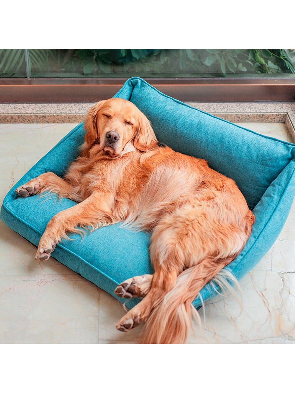 Large Orthopedic Dog Bed With Washable Cover, Indestructible Extra ...