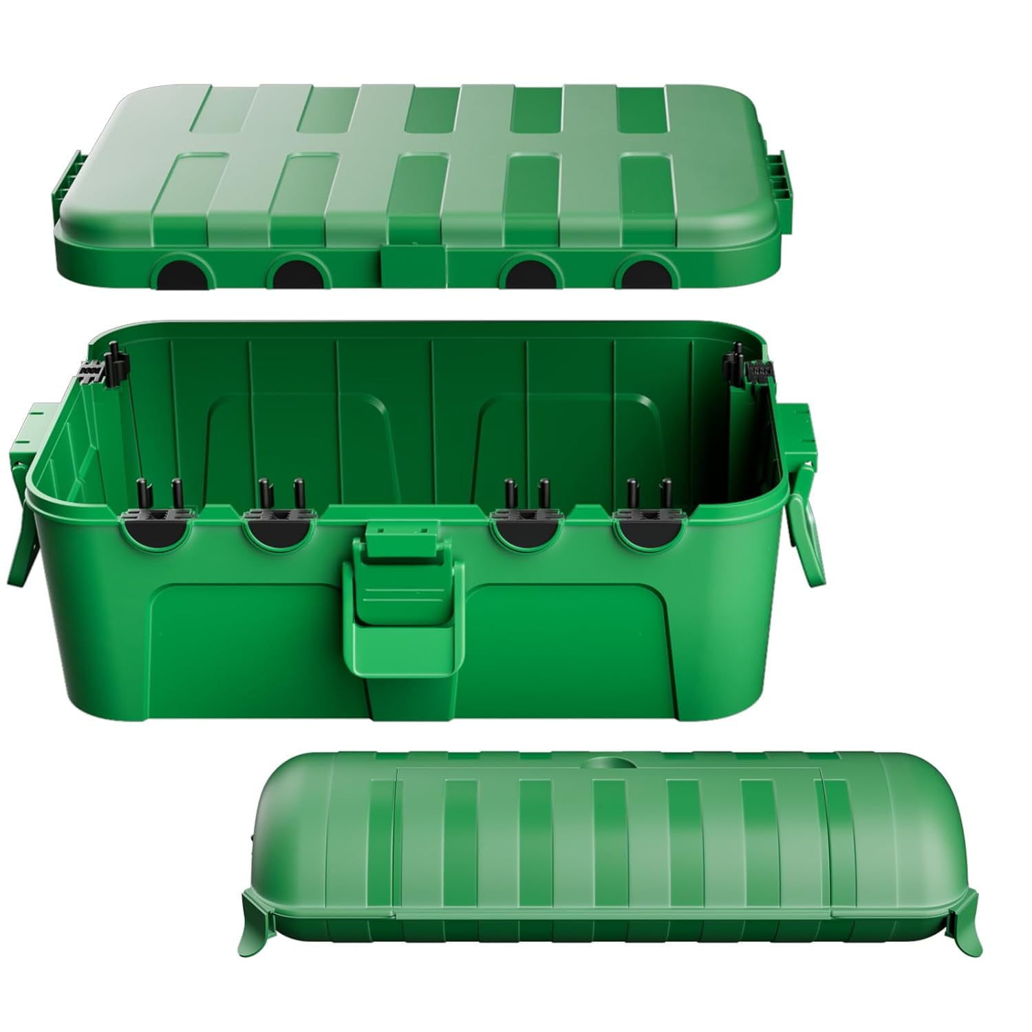 Large Outdoor Electrical Box Waterproof (12.5 X 8.5 X 5) for Power Strip, Bundle W/ 1 Outdoor ...