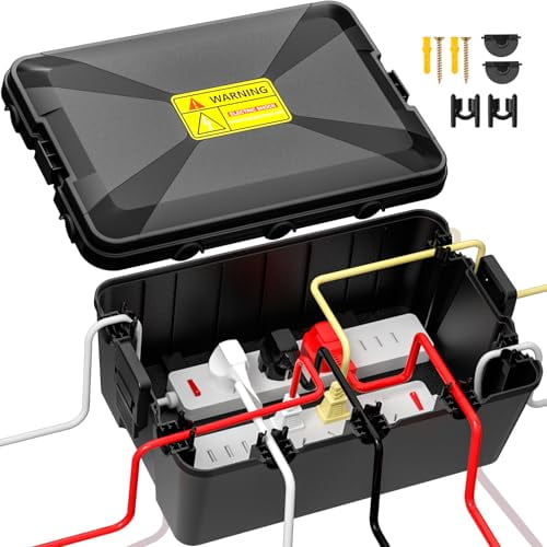 Large Outdoor Electrical Box Waterproof 12.8 x 8.2 x 5 in, IP54 ...
