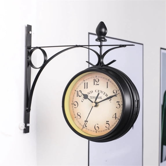 Large Outdoor Garden Decor Wall Clock Creative Classic Quartz Clocks ...