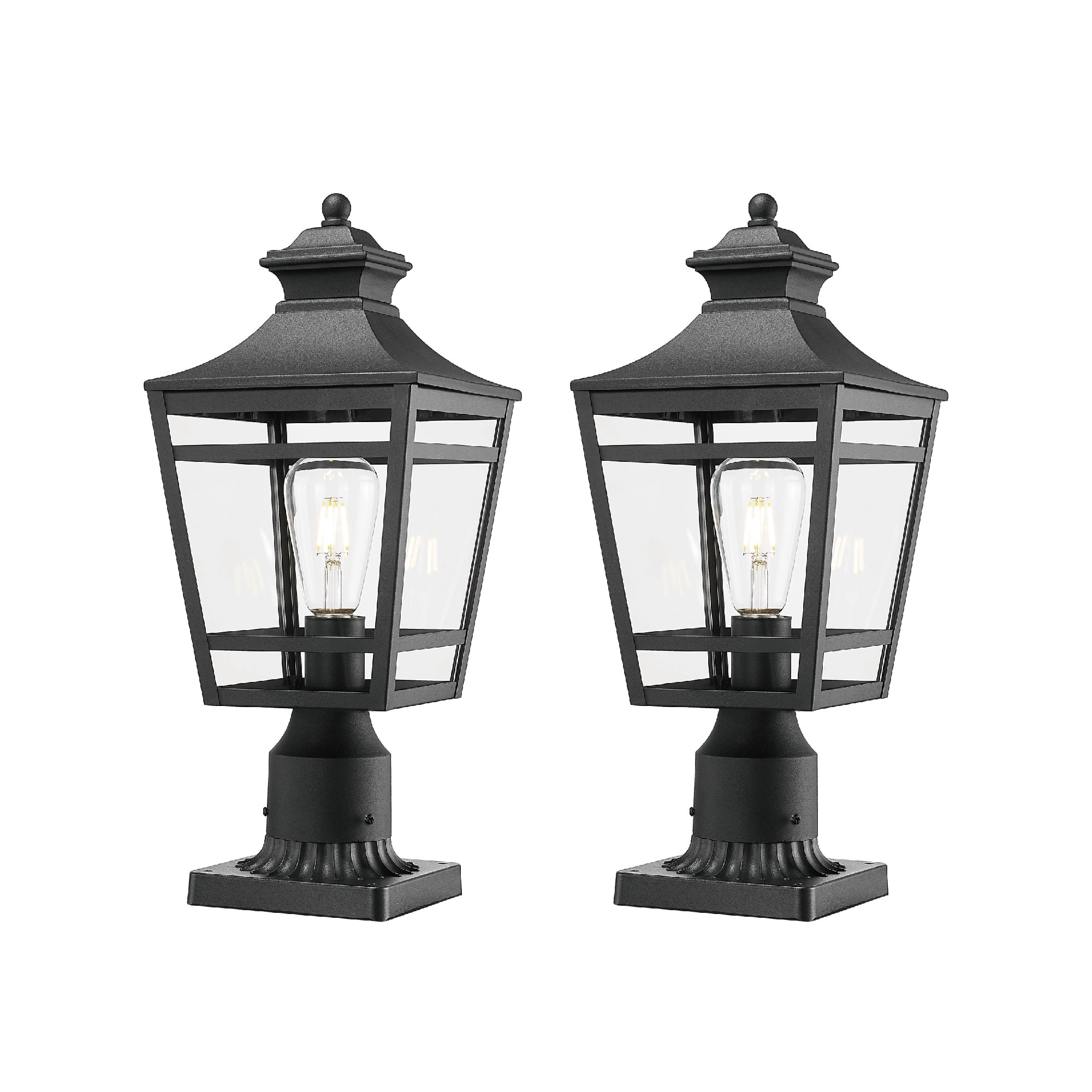 Large Outdoor Post Lights Lamp Post Light Fixture,18.1Inch Waterproof ...