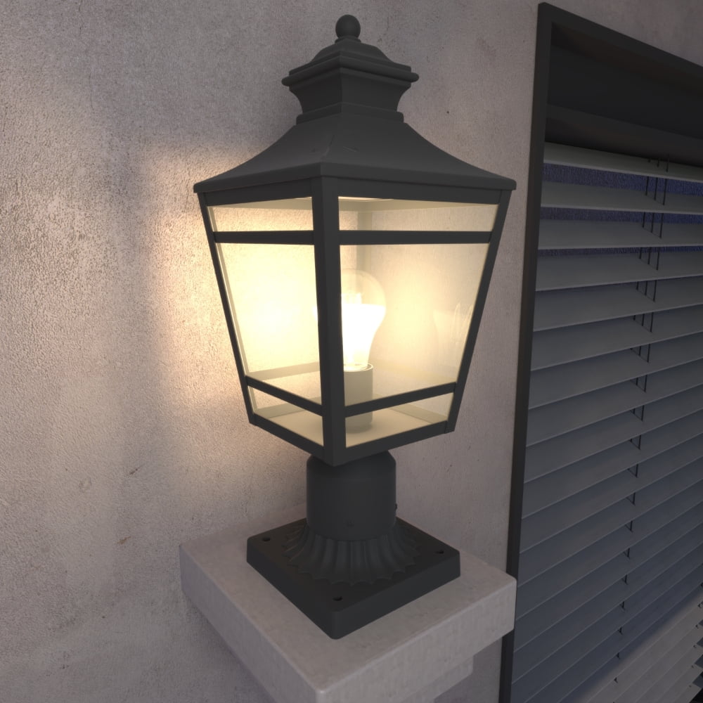 Large Outdoor Post Lights Lamp Post Light Fixture 18.1inch Waterproof ...
