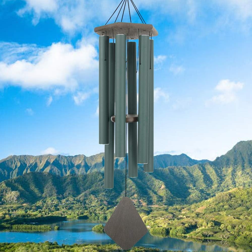 Large Outdoor Wind Chimes with Deep Tone, 44 Inches Sympathy Wind ...