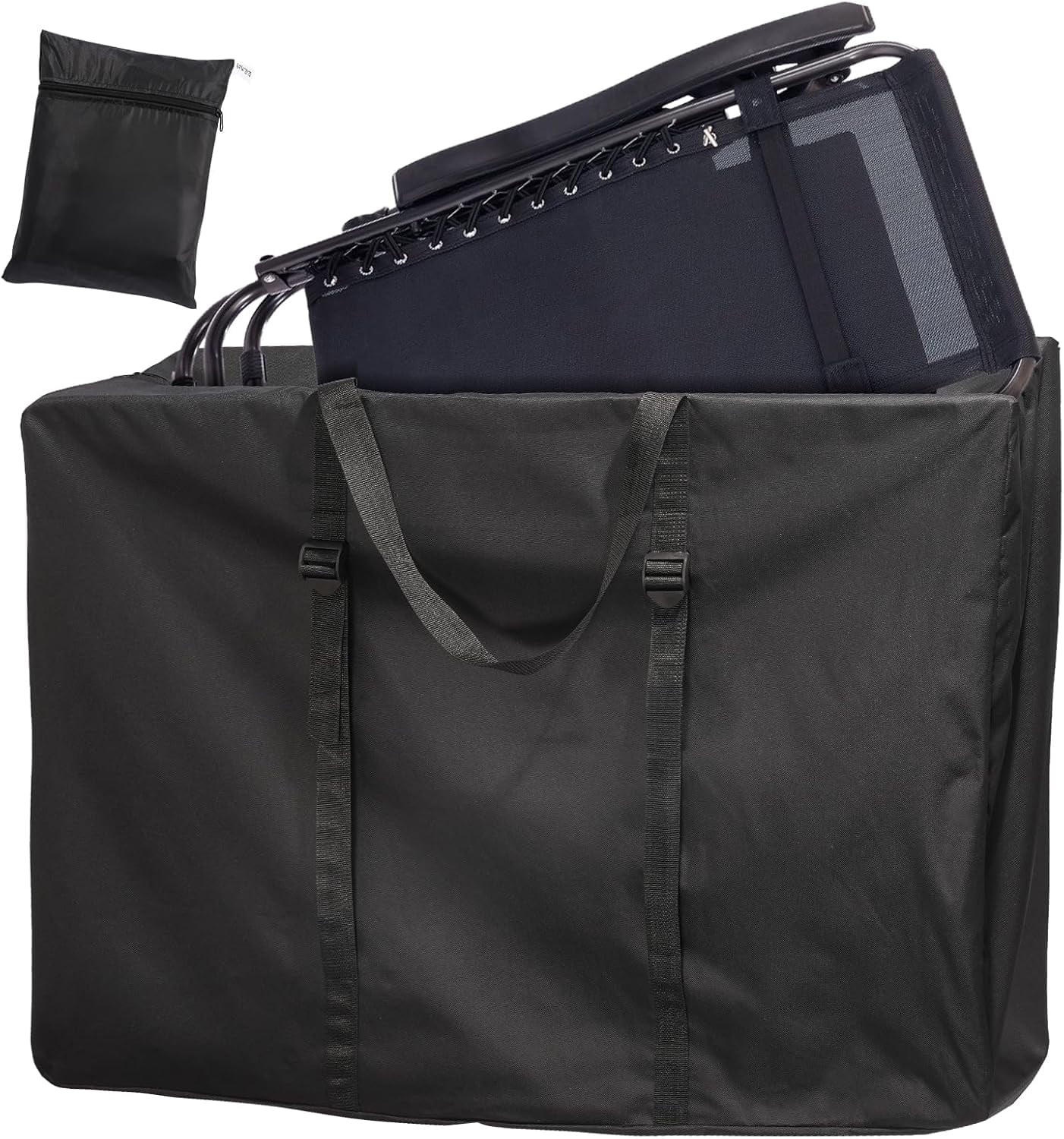 Large Outside Folding Chair Storage Bag with Zipper Handles and ...