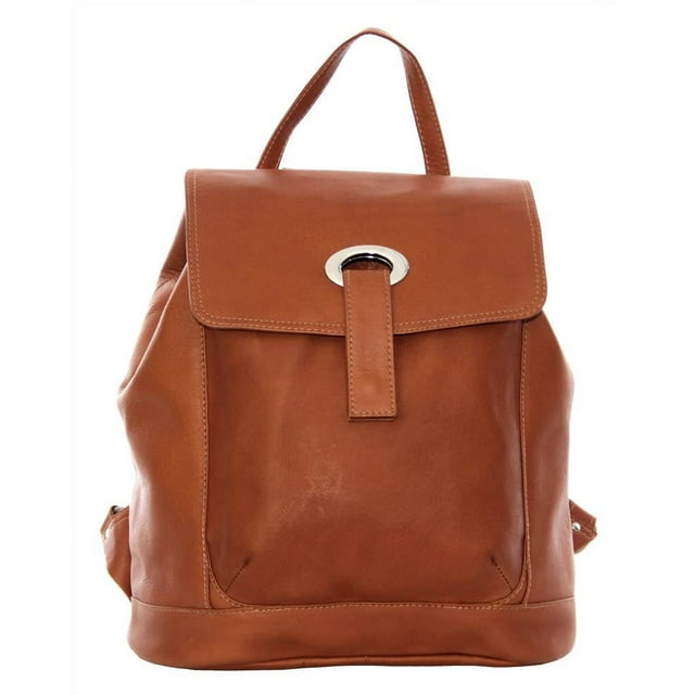 Free Shipping! Piel Leather Large Oval Loop Backpack Handmade ...