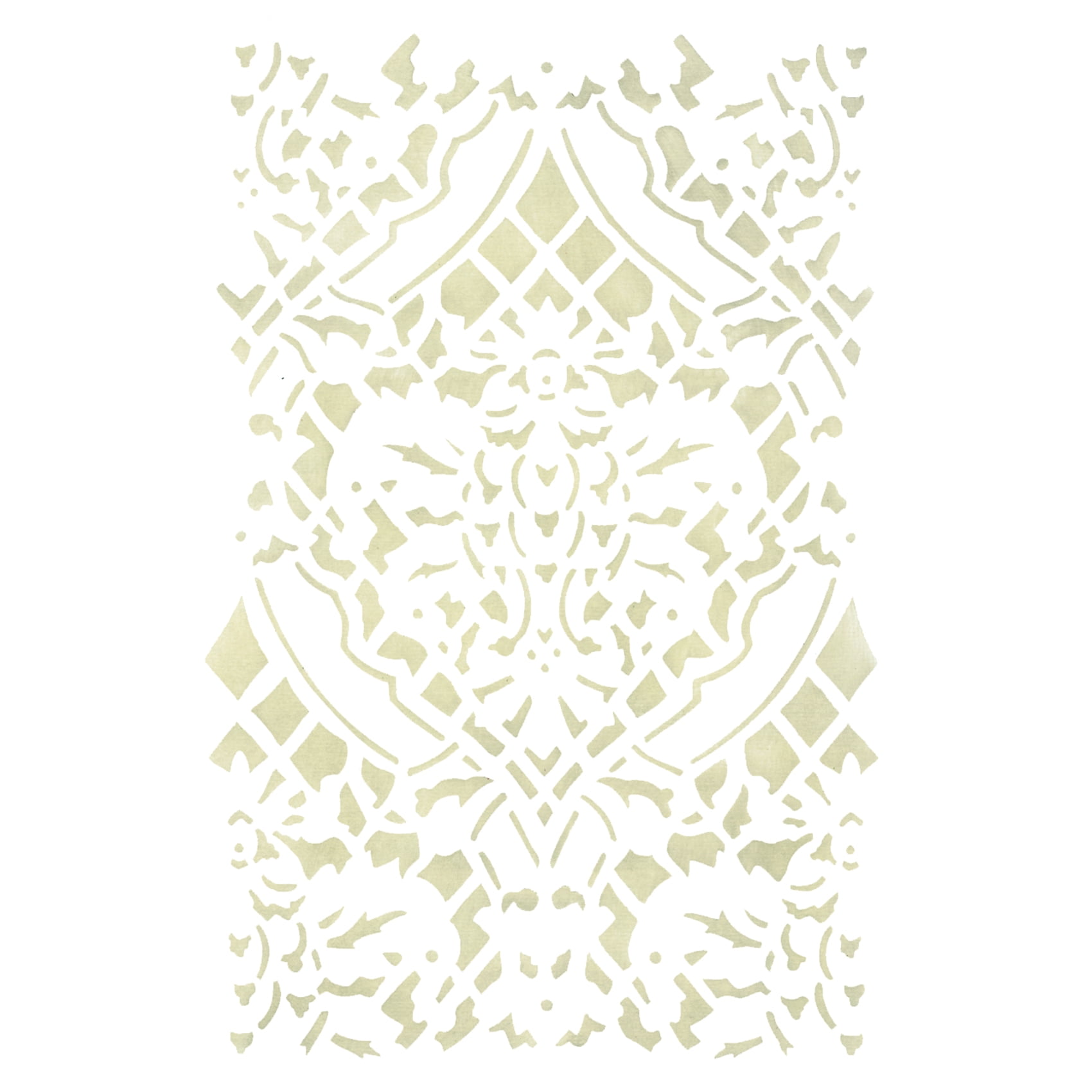 Large Overall Damask Wallpaper Wall Stencil SKU #2734 by Designer ...