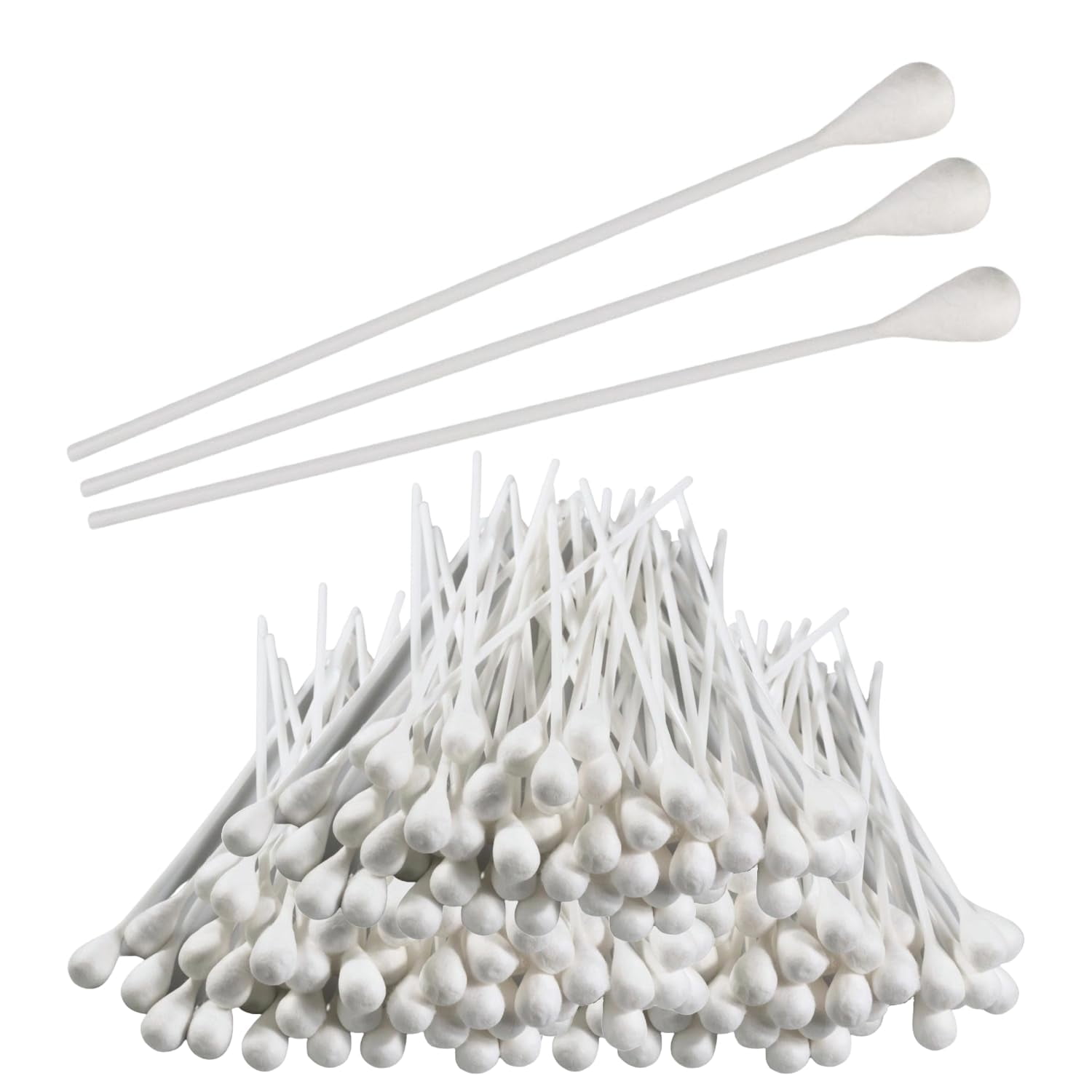 Large Oversized Swabs [Pack of 100] Extra-long 8" Cotton Tipped ...