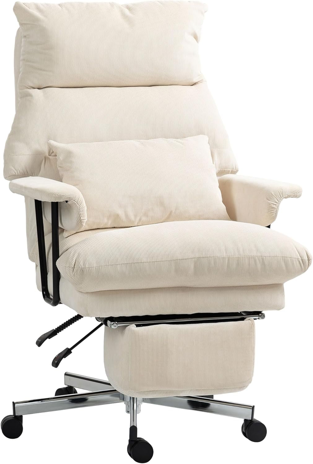 Large Overstuffed Chair with Lumbar Support High Back Reclining ...