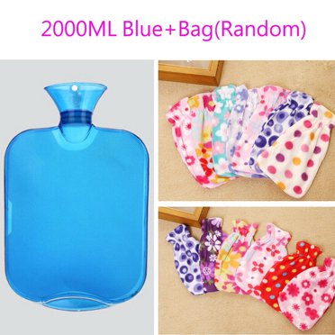 1 Rubber Heat Water Bag Hot Cold Warmer Relaxing Bottle Bag Therapy ...