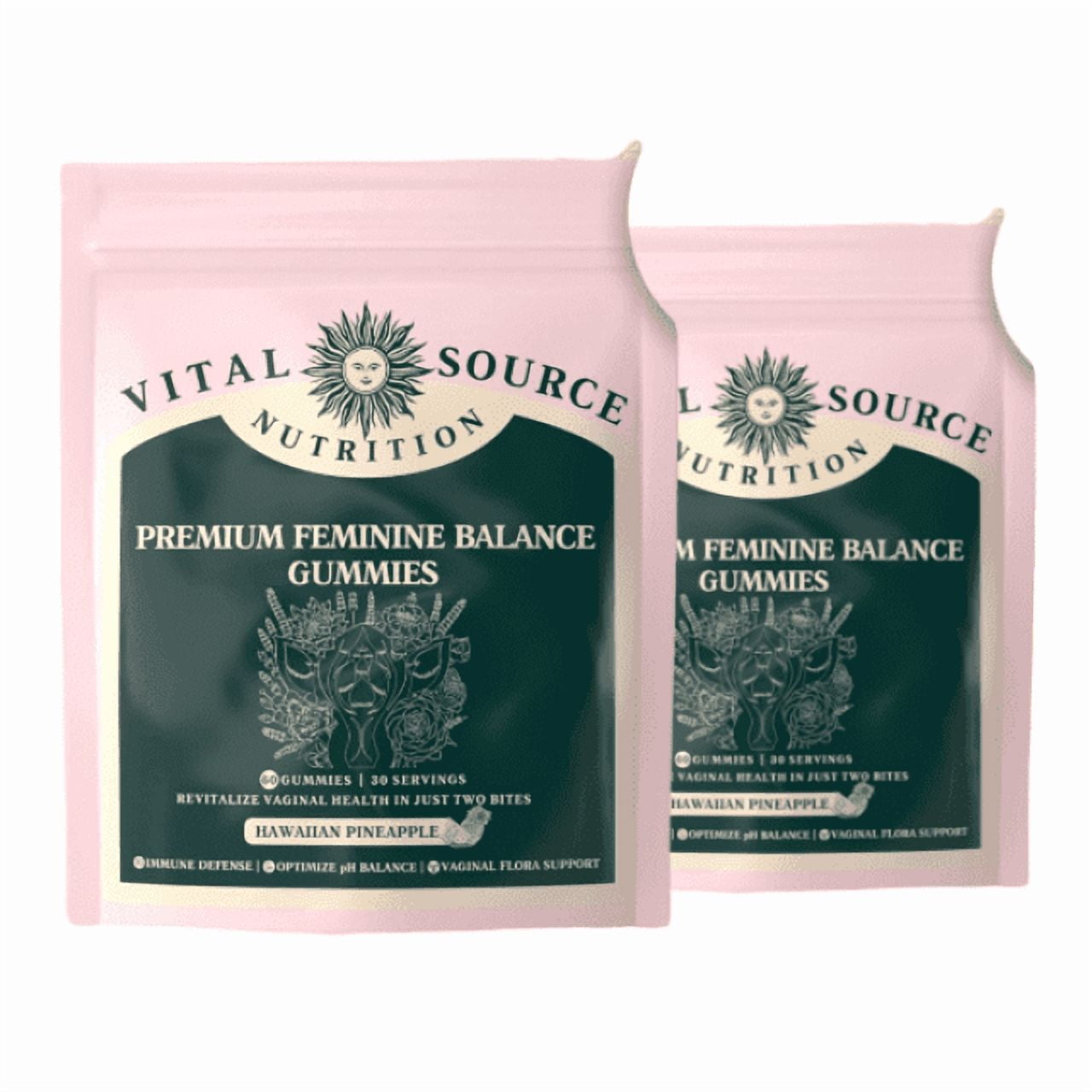 Large Pack Pineapple pH Gummies – 60 Count – Fast Support - Walmart.com