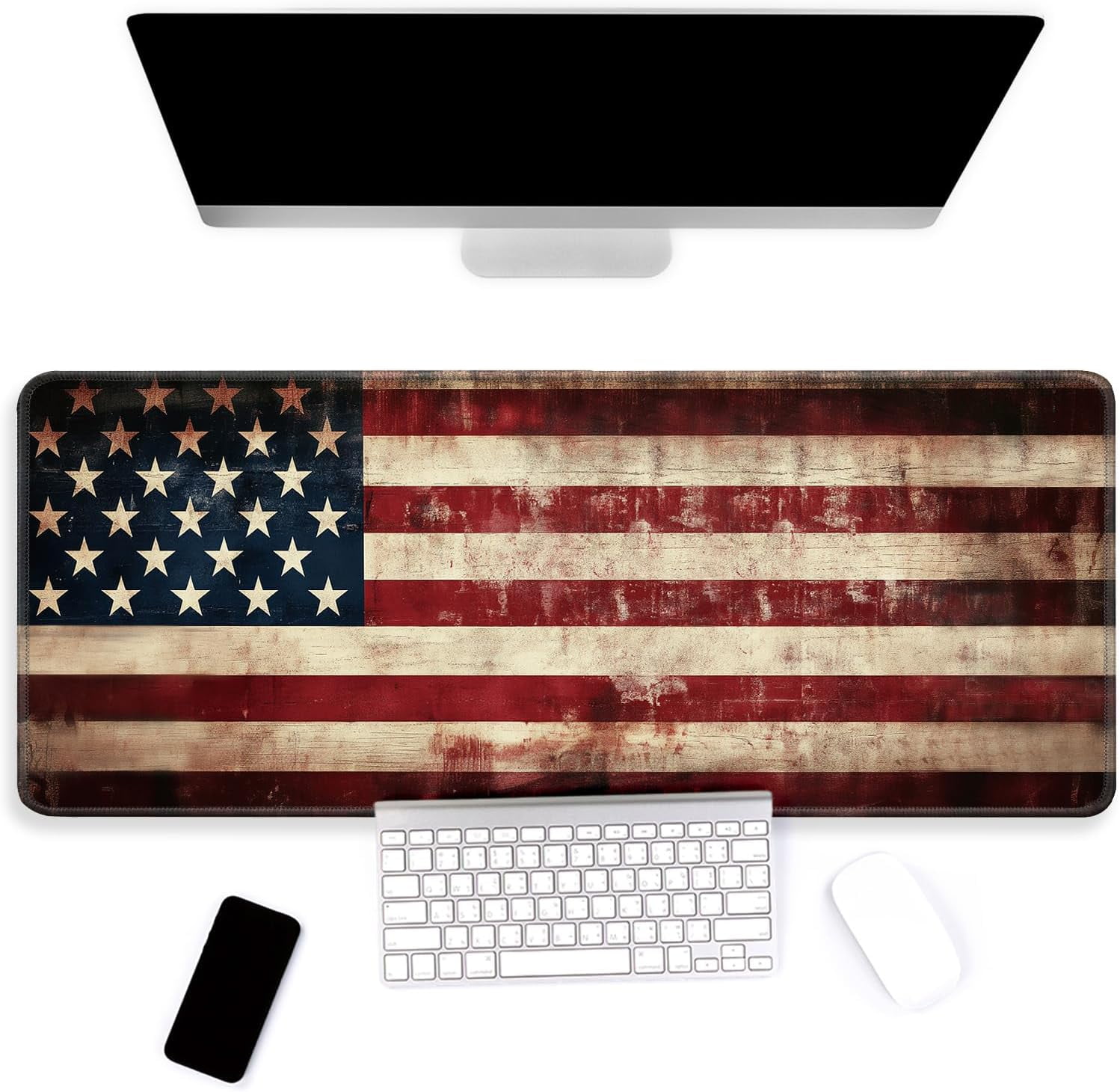 Large Pad, Big Gaming Mousepad, Desk Mat for Desktop, Thick Non-Slip ...