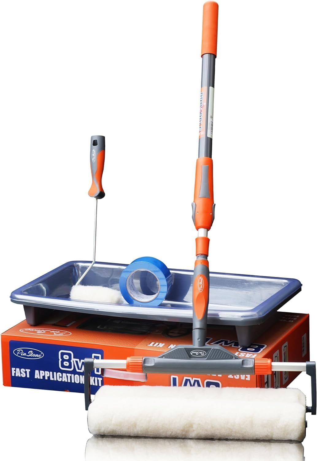 Large Paint Roller Kit: 12-18" Large Paint Roller with 2-3 Feet ...