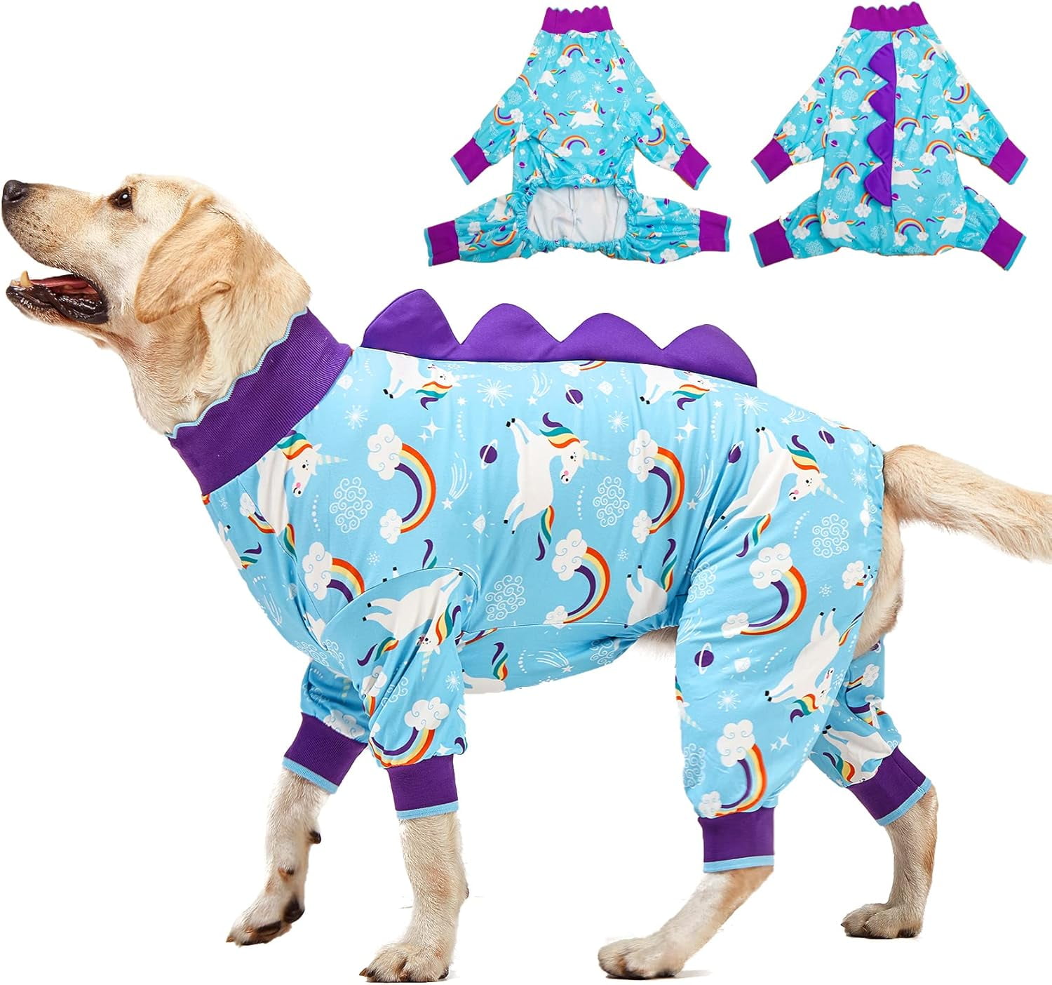 Large Pajamas: Anti Licking Clothes, Lightweight Onesie, Starlight ...