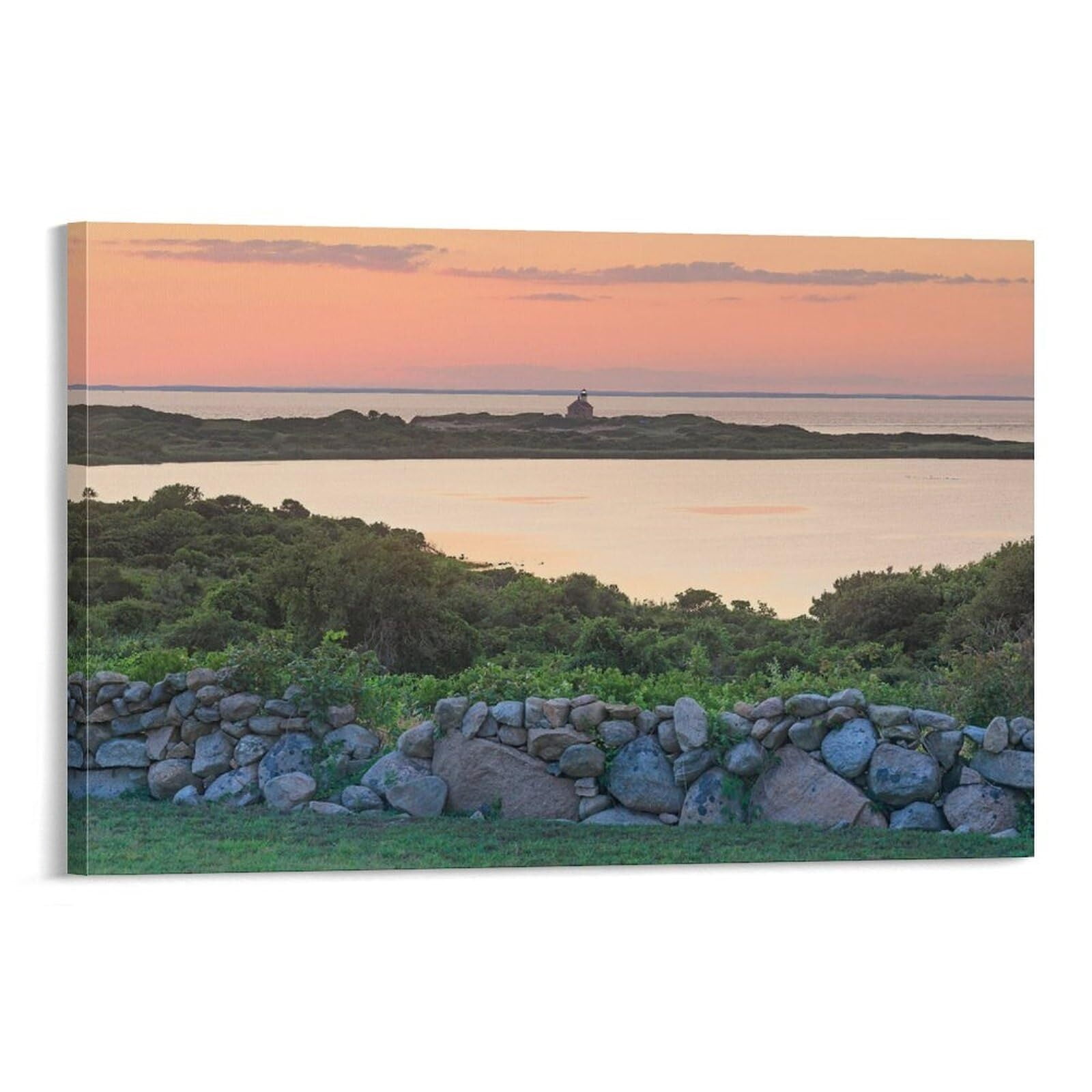 Large Panoramic Photography, Block Island North Lighthouse Panoramic ...