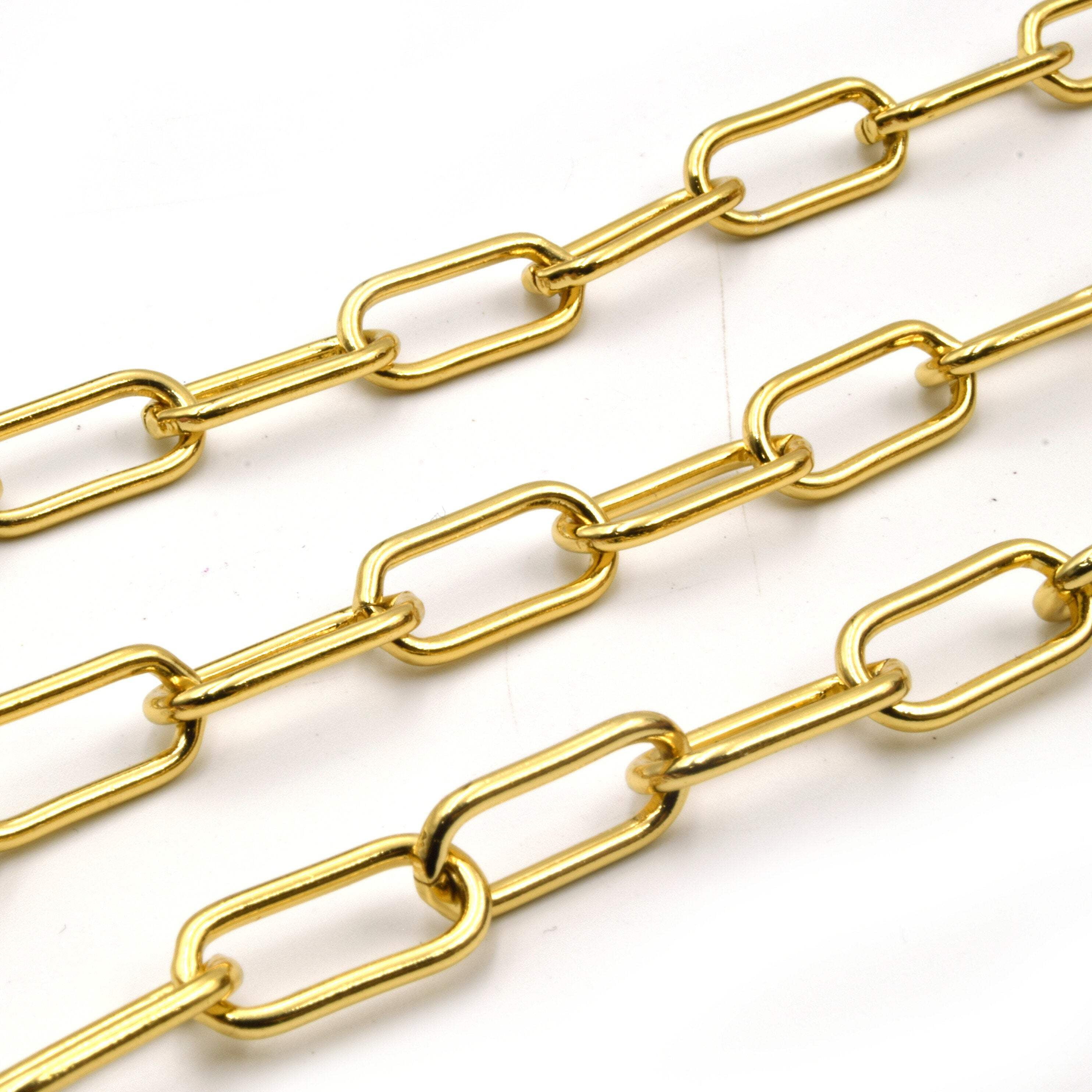 Large Paper Clip Chain for Jewelry Making - Walmart.com