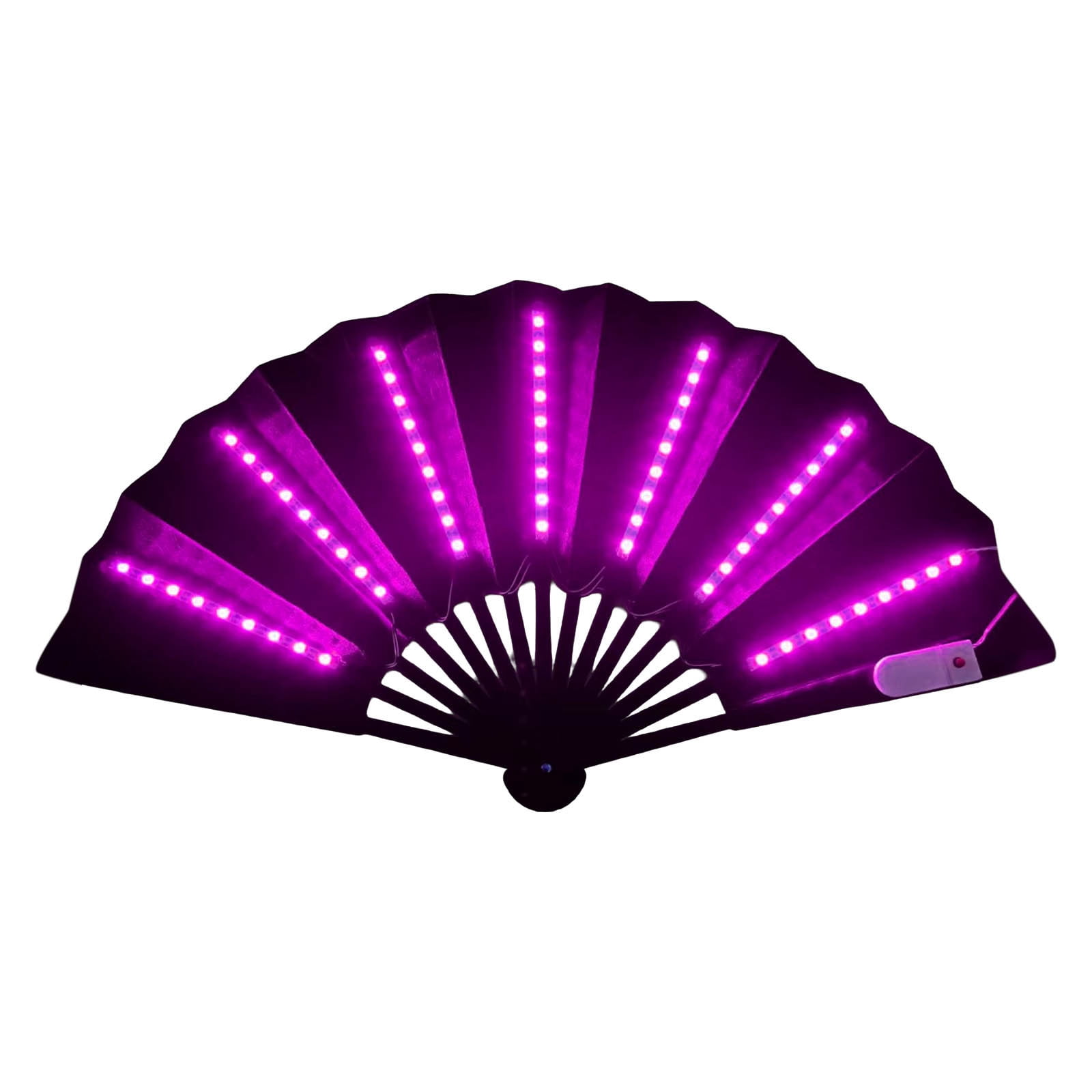 Large Paper Fans Set for Party LED Hand Fan Glowing Line Dance ...