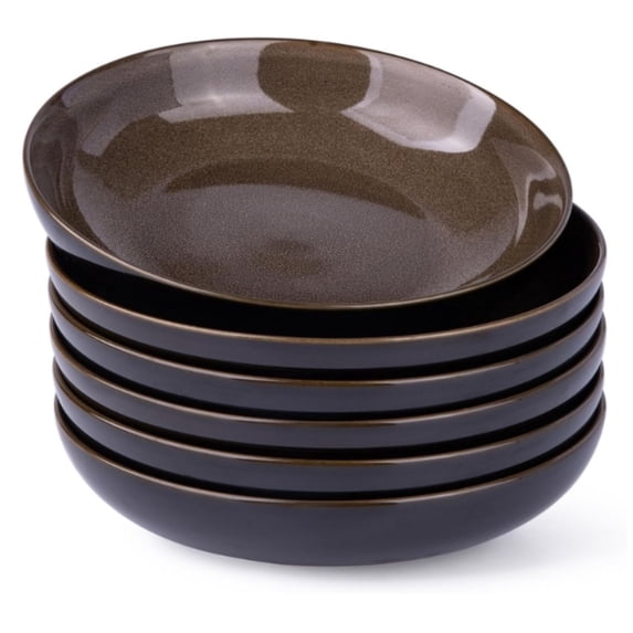 Large Pasta Bowls,38oz Ceramic Pasta Bowls,9.0