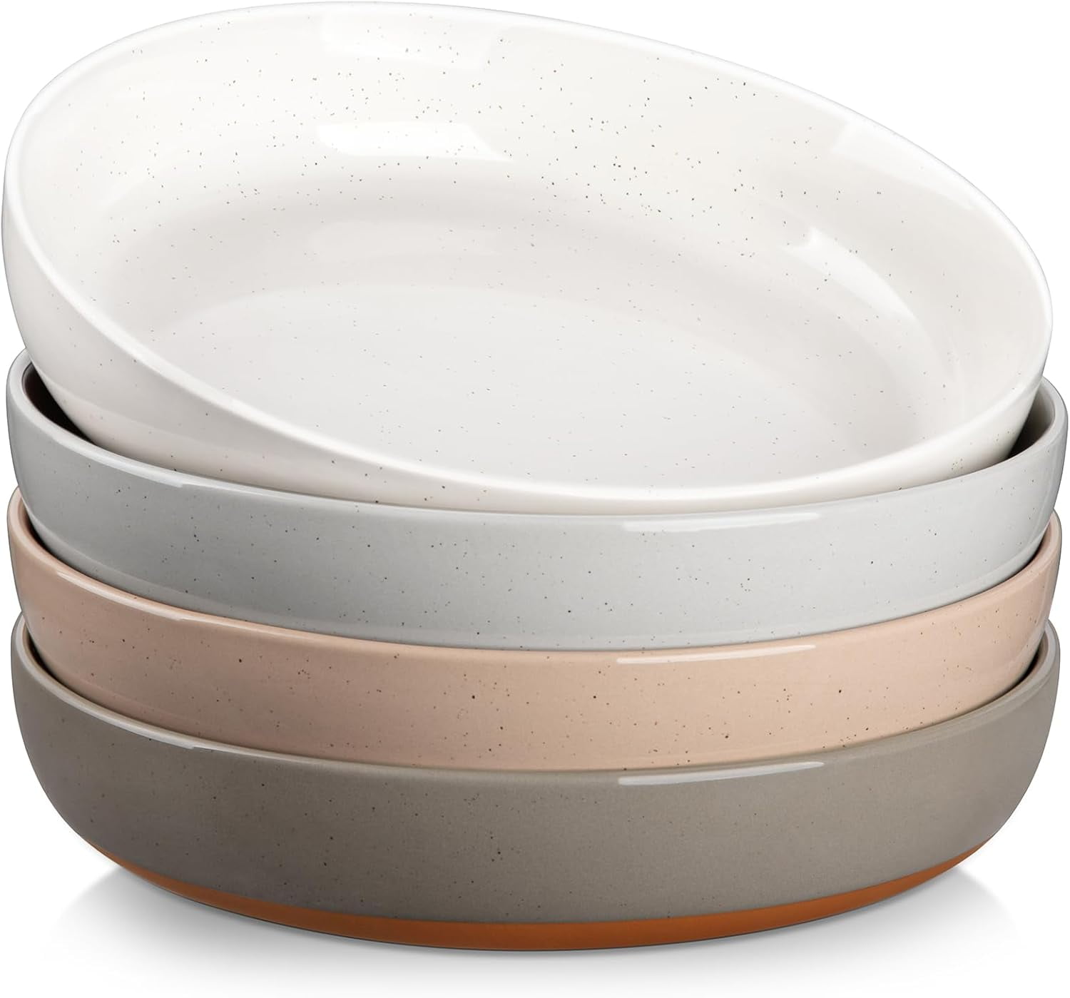 Large Pasta Bowls Set of 4, 48 OZ Salad Bowls Serving Bowls for Dinner ...