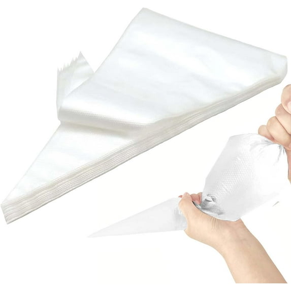 Large Pastry Bags Disposable, 100 Pcs 24 Inch Thickened Strong ...