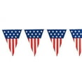 Large Patriotic Pennant Banner (24Ft) - Party Decor - 1 Piece - Walmart.com