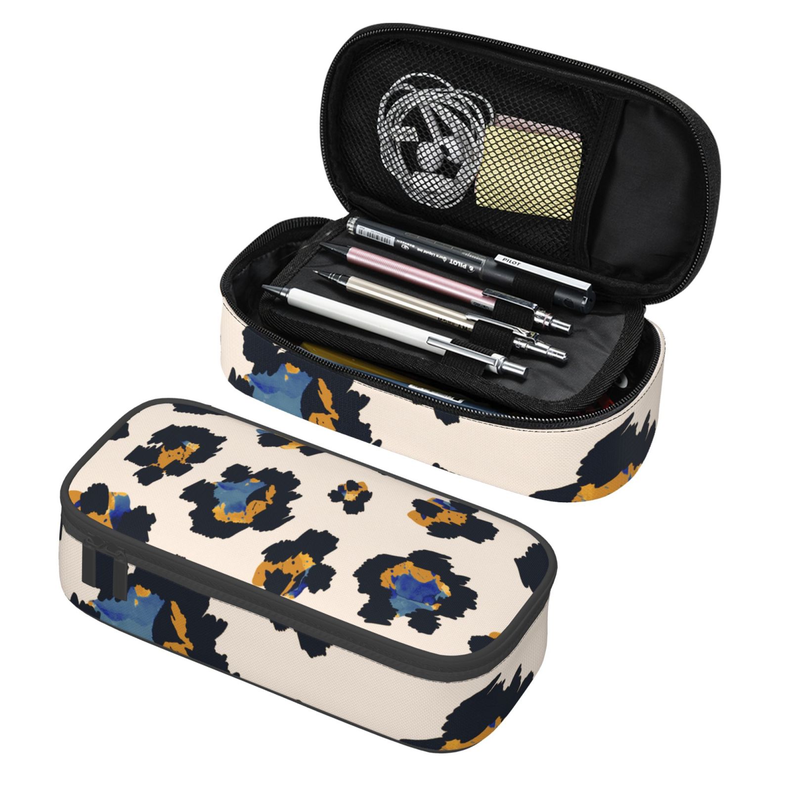 Large Pencil Case Big Capacity Pencil Pen Pouch Zipper Portable Pen ...