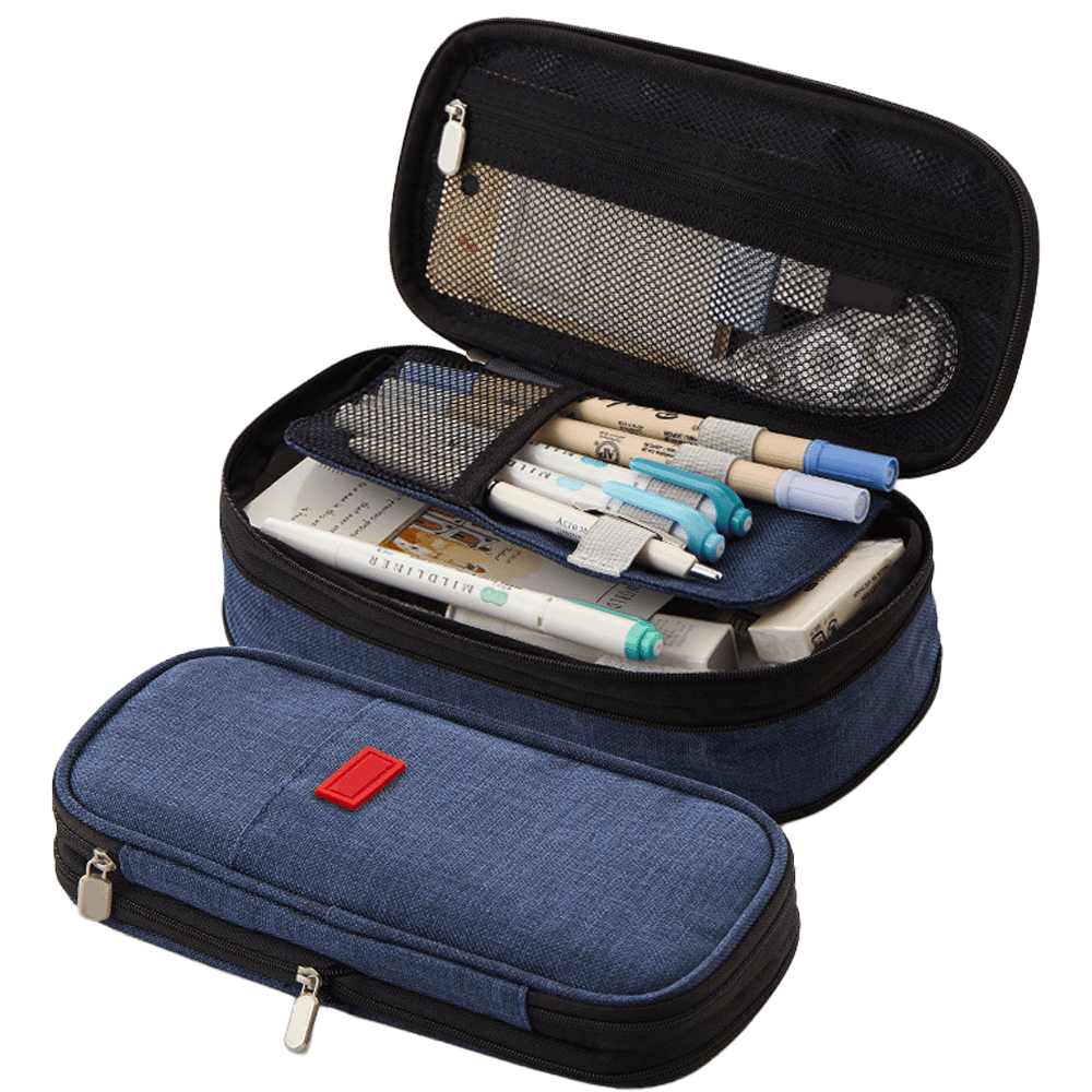 Large Pencil Case Pencil Pouch Can Expand Pencil Bag Large Storage ...