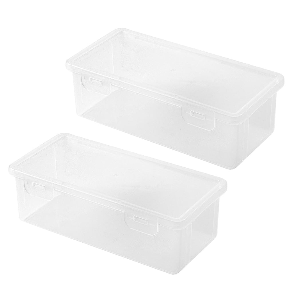 Large Pencil Case Water Resistant Clear Pen Box High Capacity Pen Case ...