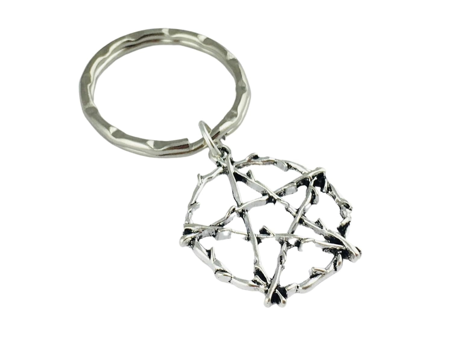 Large Pentacle Keychain Keyring Housewarming Gift For New House ...