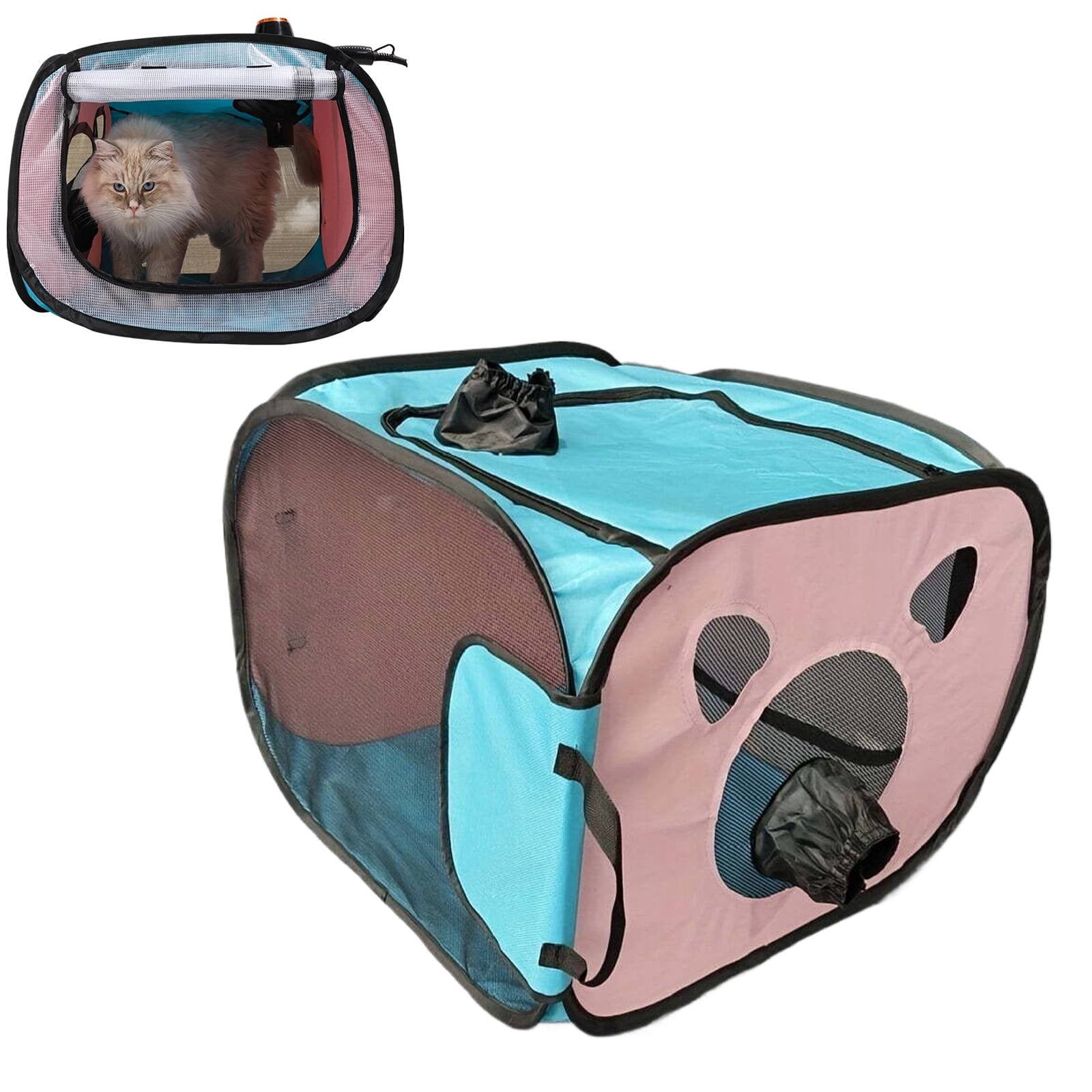 Large Pet Drying Box Foldable For Dogs & Cats - Hands-Free Blow Dryer ...