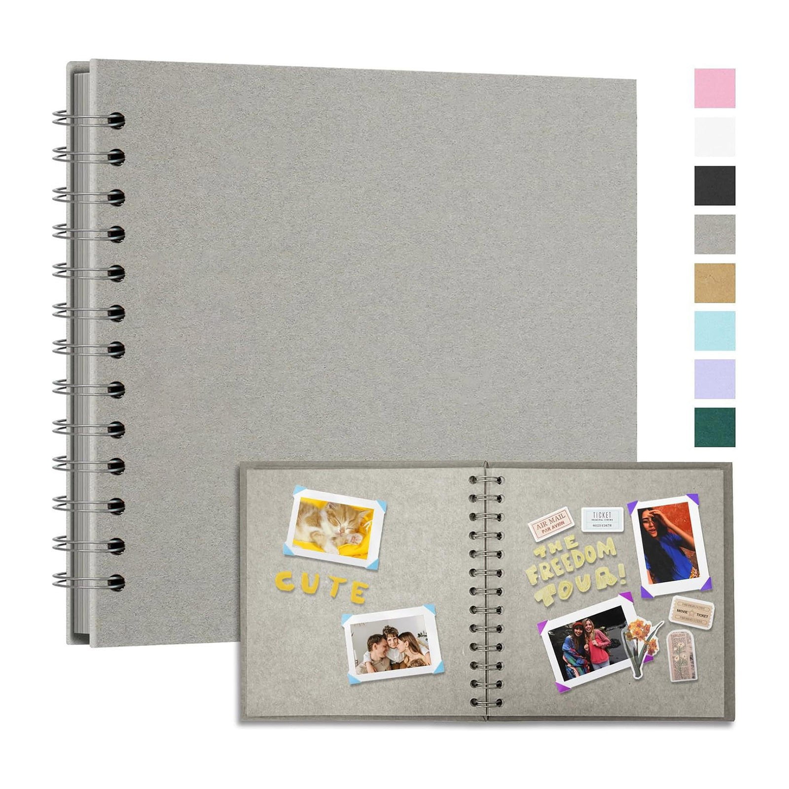 Large Photo Album Self Adhesive 4x6 5x7 8x10 Scrapbook Album DIY ...