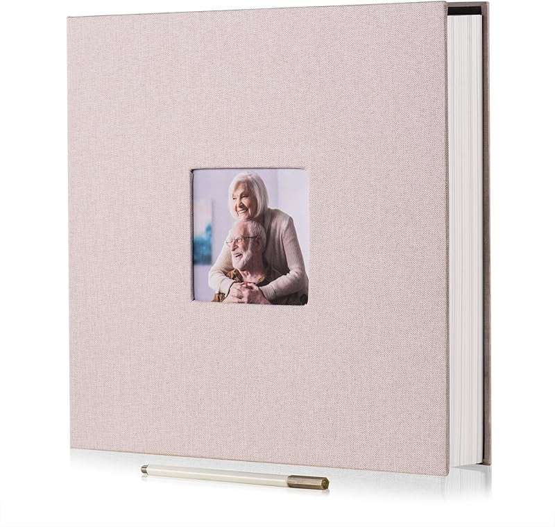 Large Photo Album Self Adhesive with Picture Display Window, DIY ...