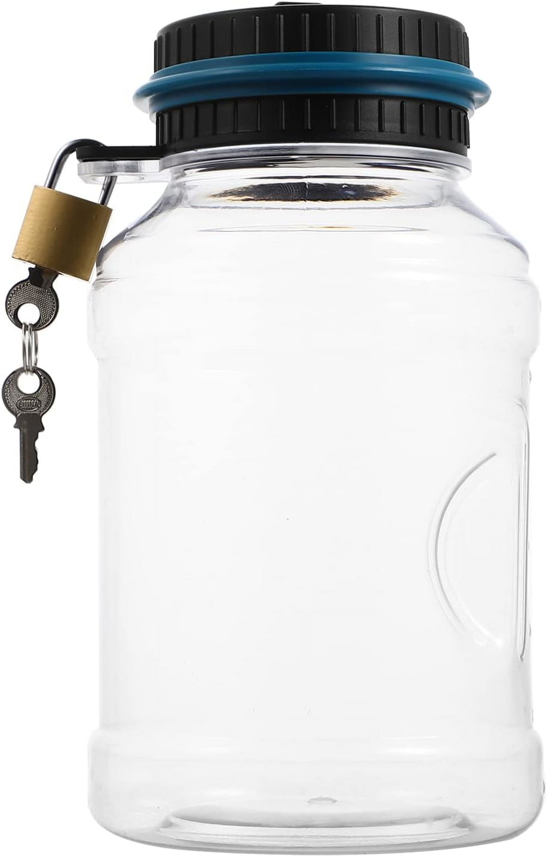 Large Piggy Bank for Kids Adults, Transparent Digital Coin Counting ...