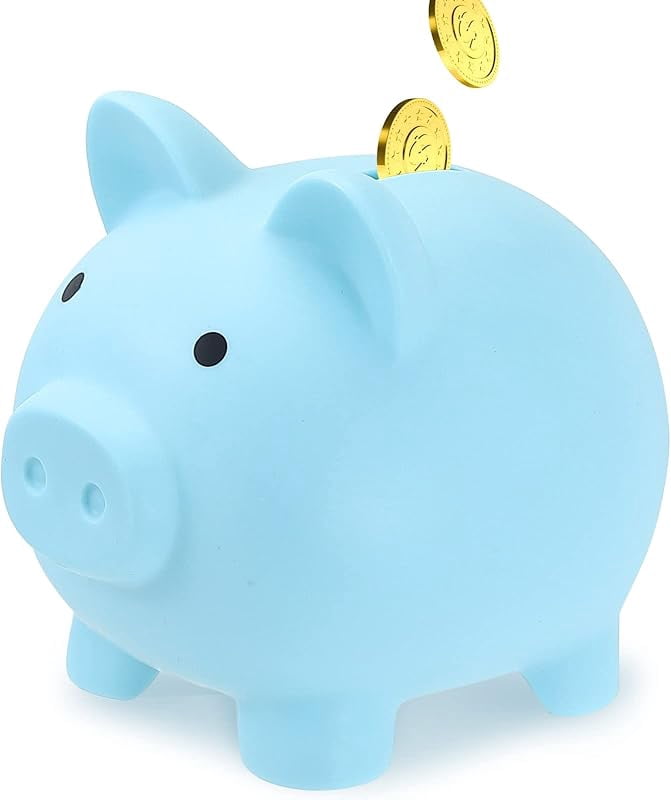 Large Piggy Banks, Cute Plastic Pig Money Box, Piggy Bank for Girls and ...