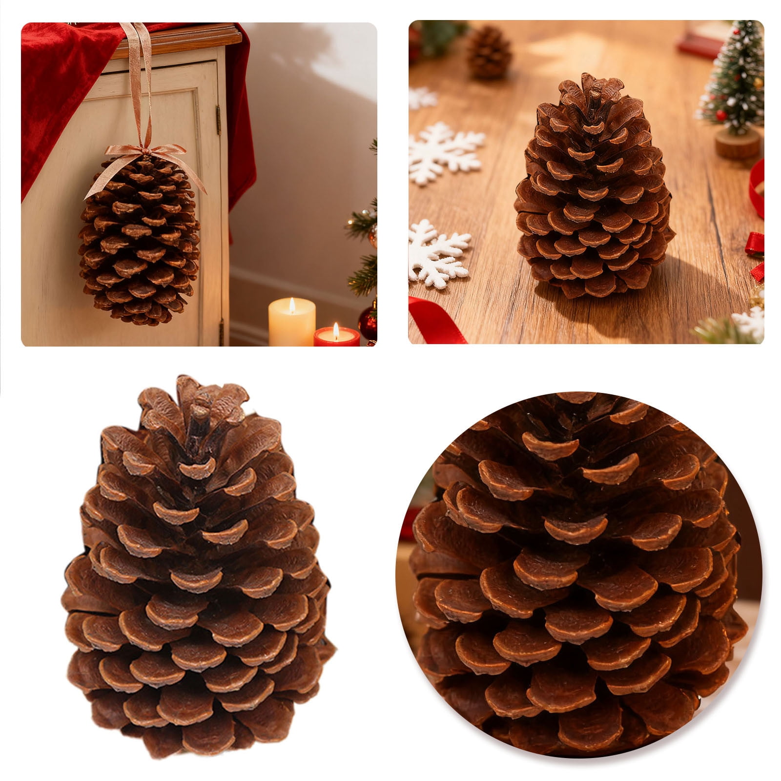 Large Pine Cones Natural Big Pinecones for Christmas Decorations - Fall ...